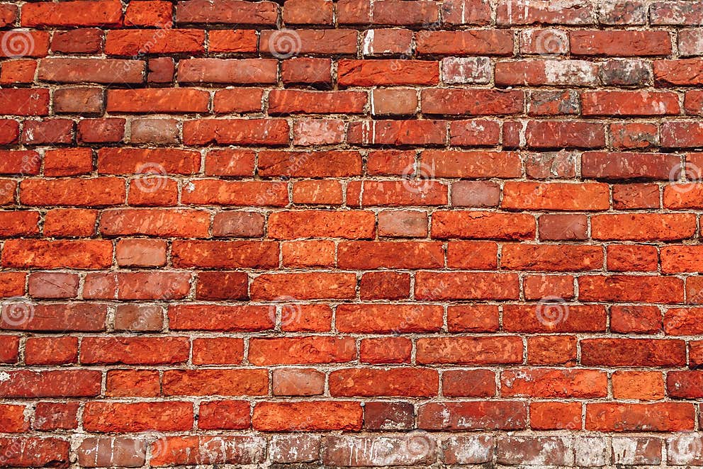 Chipped Brick Wall. stock photo. Image of construction - 102766668