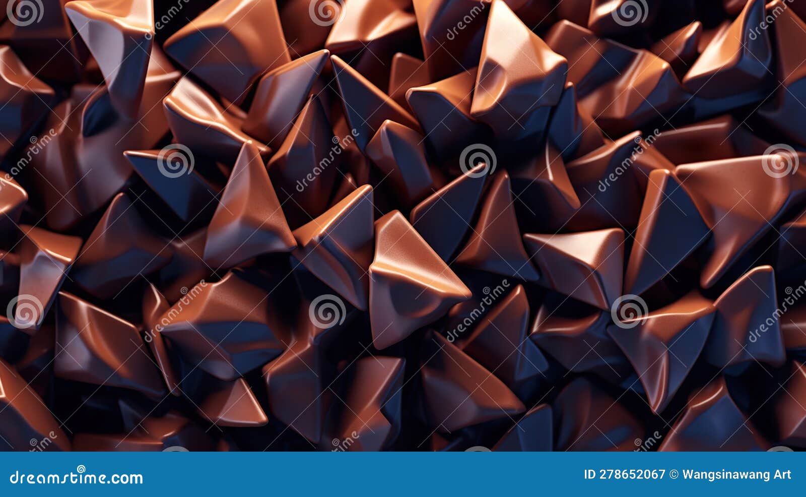 Chipped Dark Chocolate Pattern Ai Generated Image Stock Illustration ...