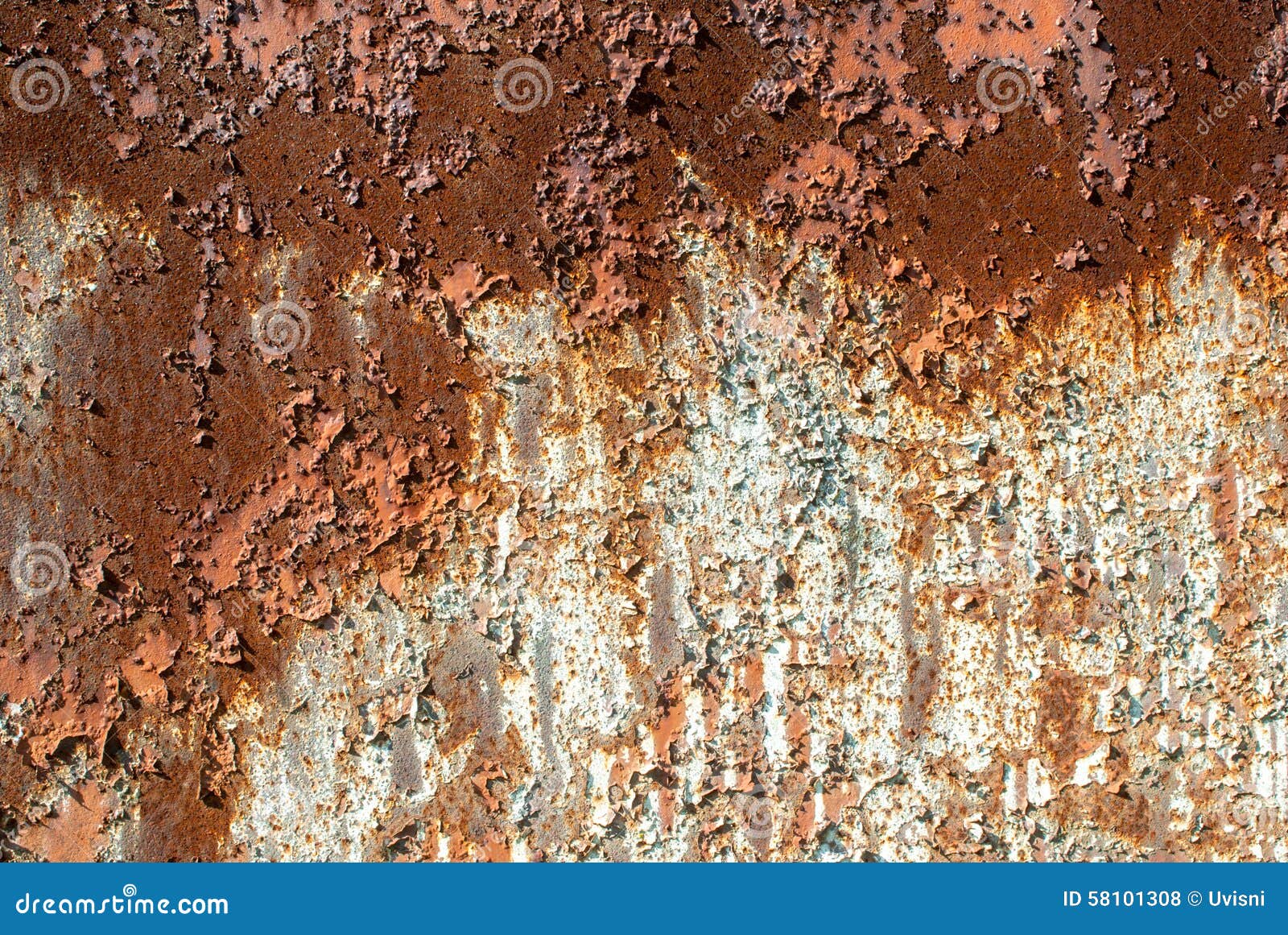 Chipped Paint on Iron Surface Texture Background Stock Photo - Image of ...