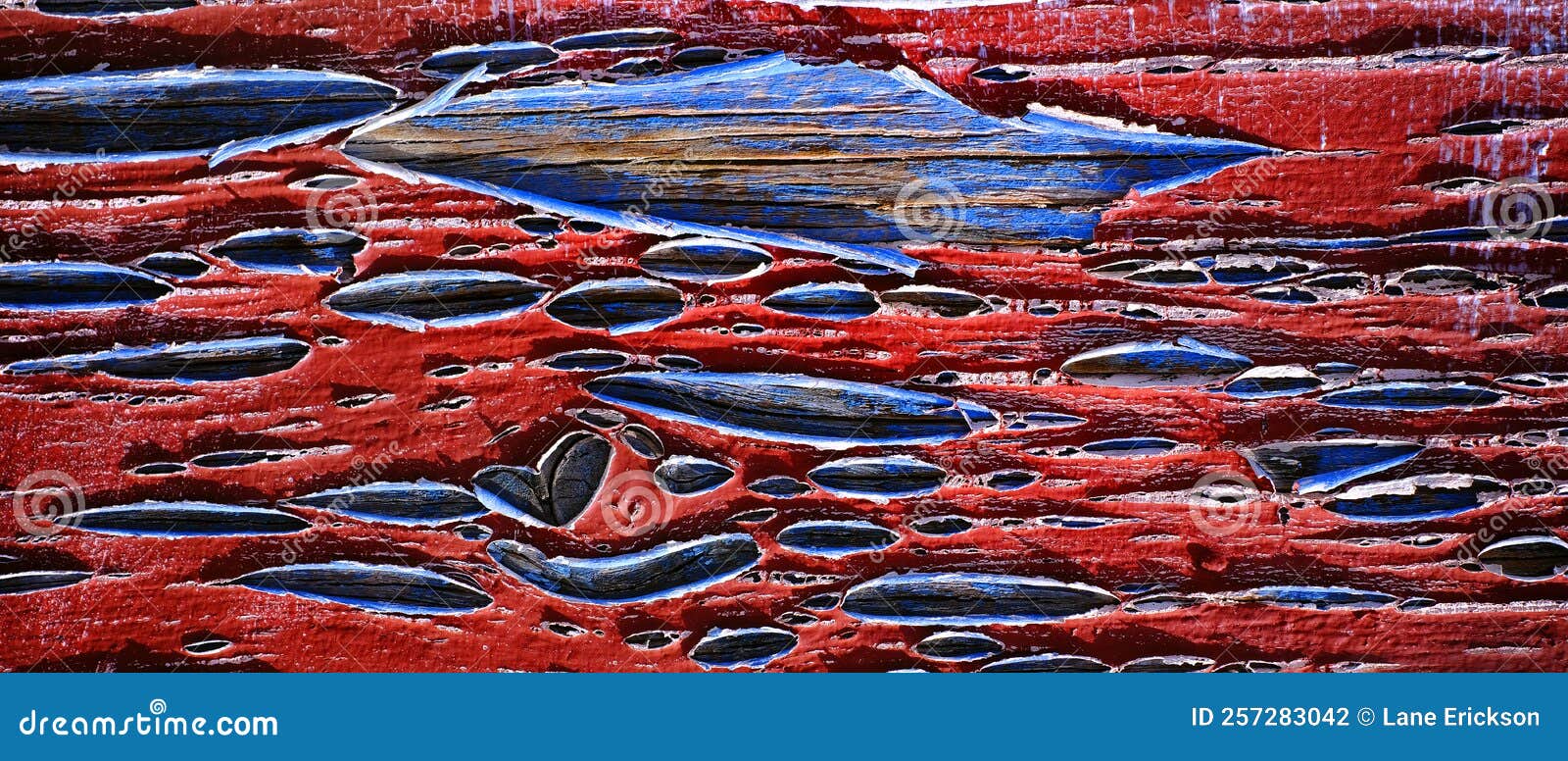 Chipped and Peeling Paint Old Painted Surface Texture Stock Photo ...