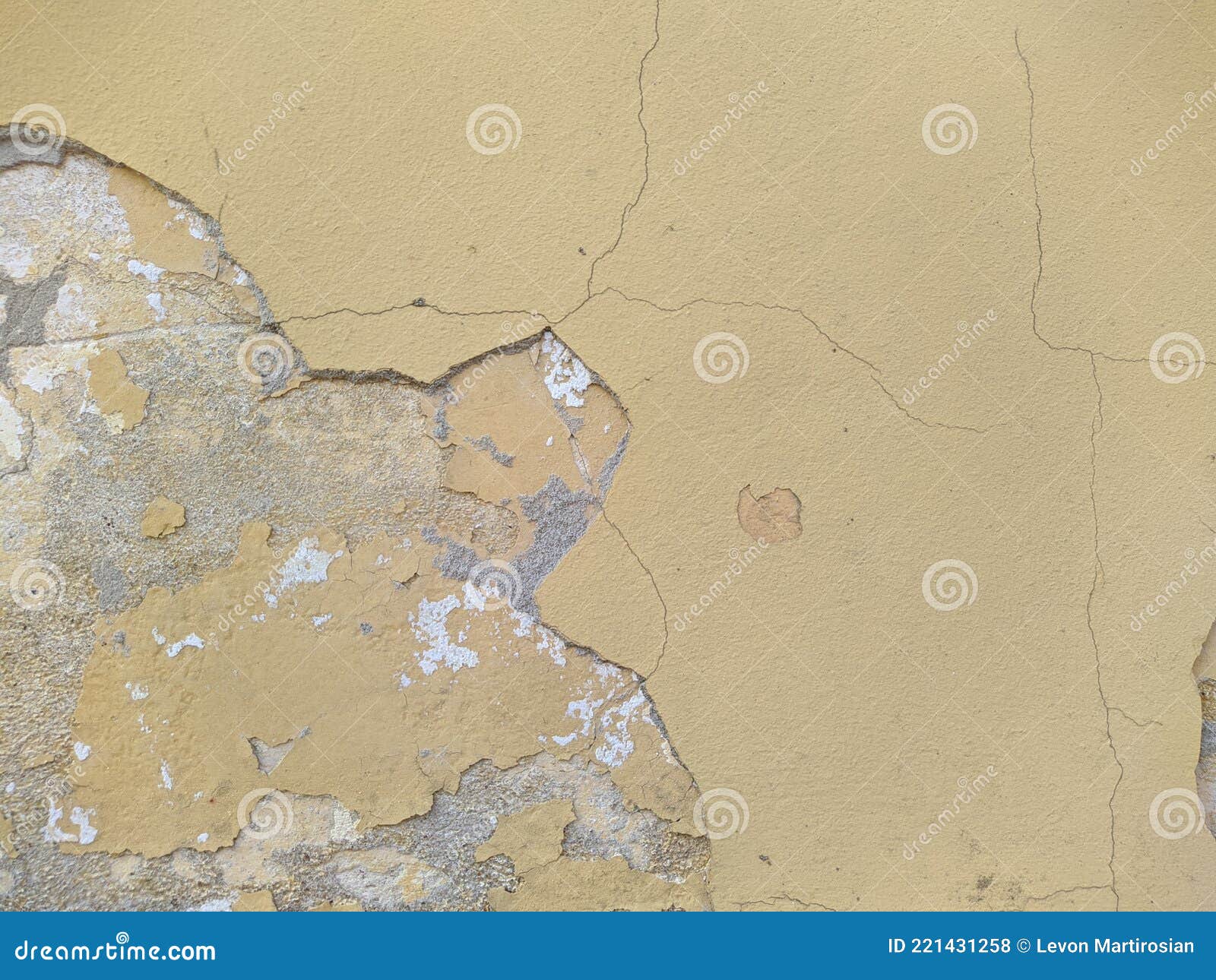 Chipped Piece of Plaster from the Wall Stock Photo - Image of shabby ...