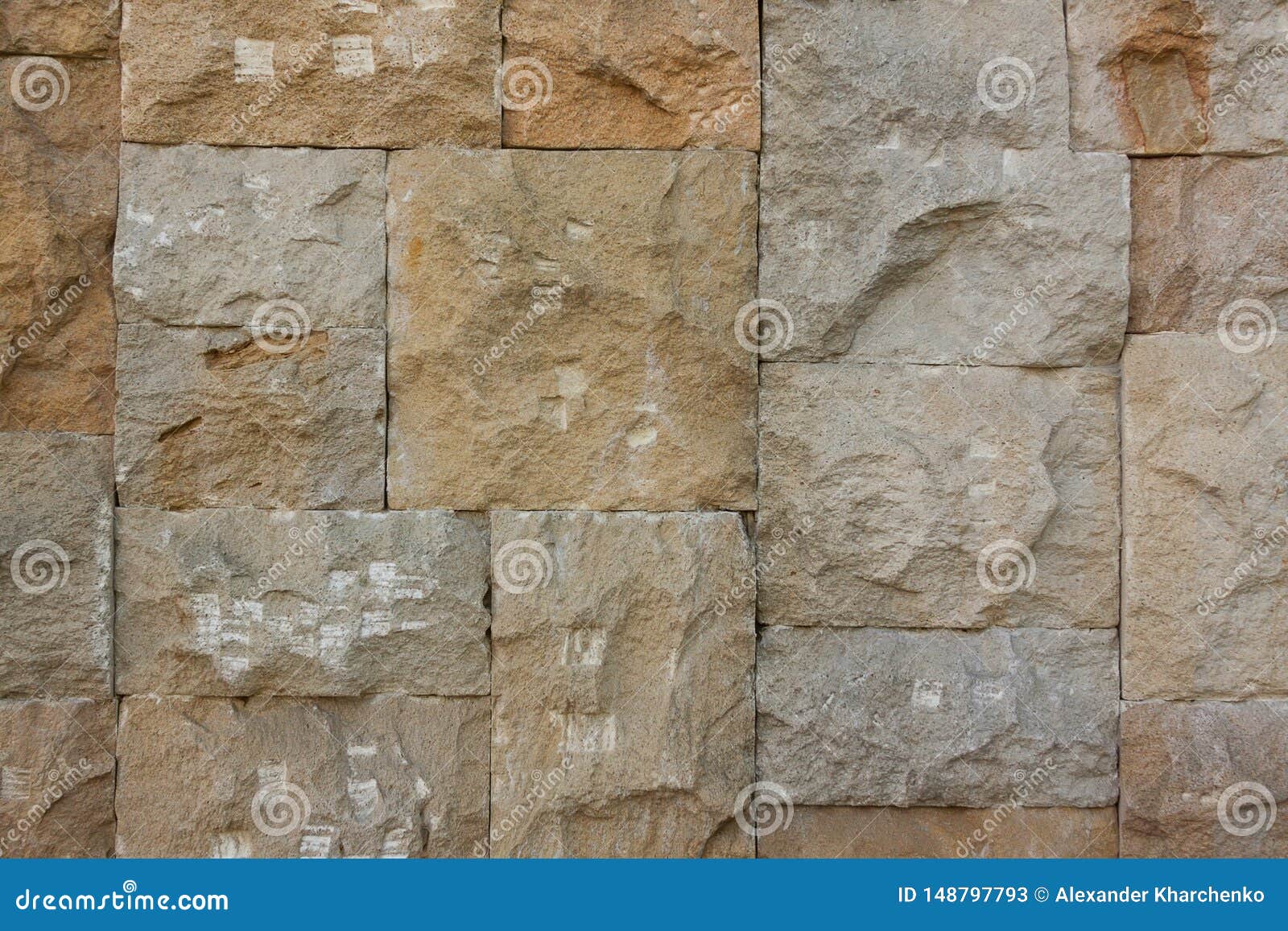 Chipped Stone Wall Background Stock Image - Image of building, grey ...