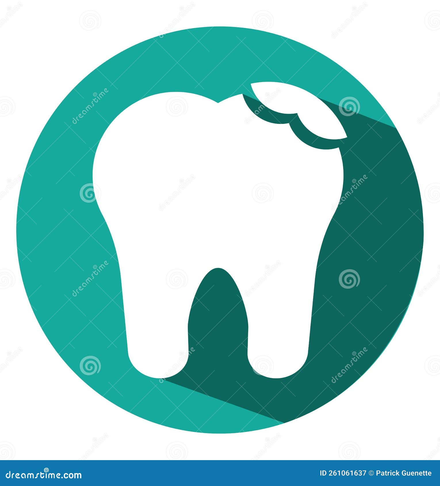 Chipped Tooth Line Icon Set. Broken Cracked Teeth. Dentistry Outline ...