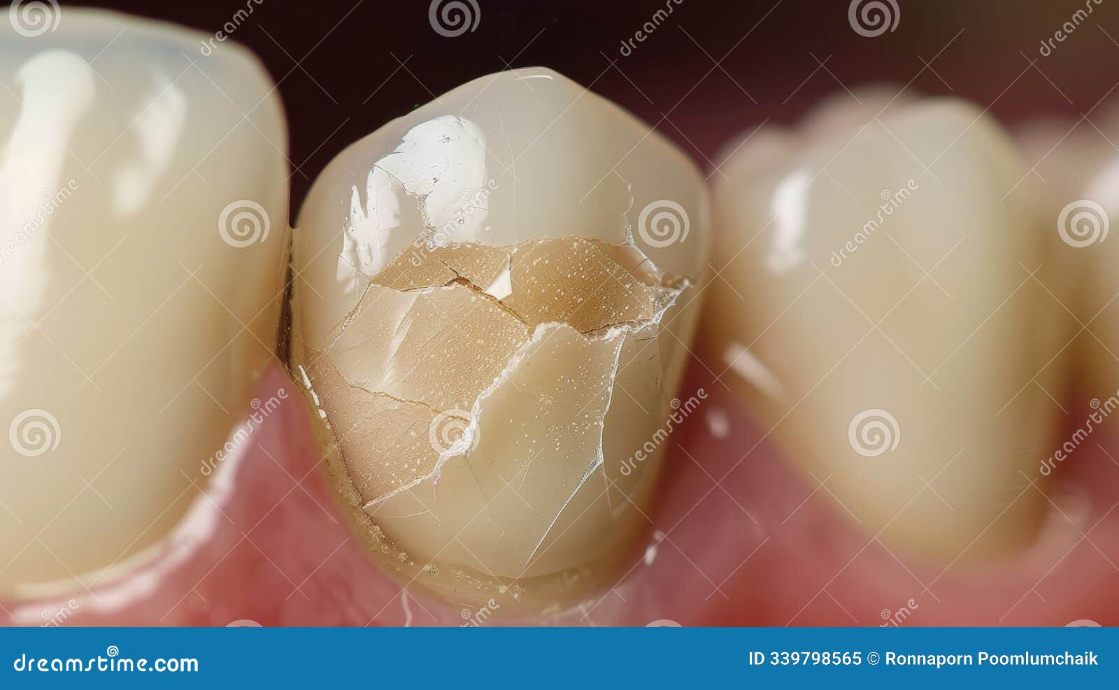 A Chipped Tooth with a Sharp, Exposed Edge, Vulnerable To Sensitivity ...