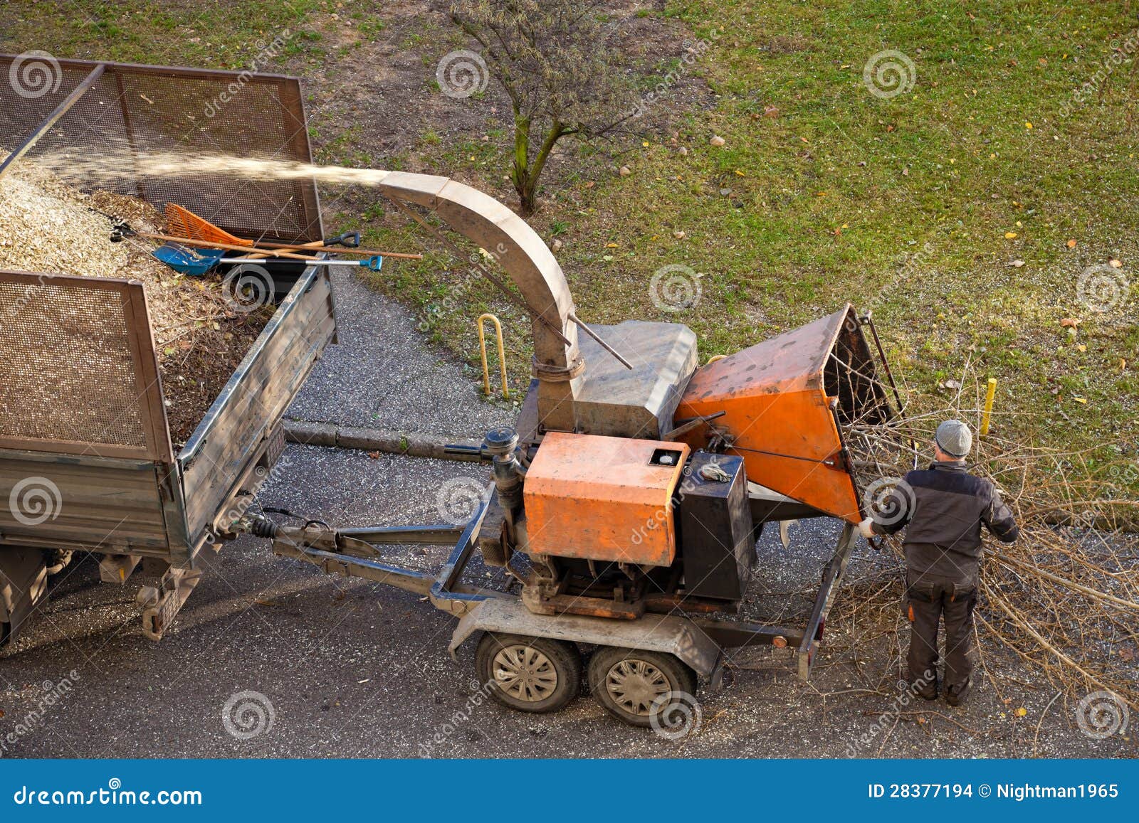Chipper machine editorial stock image. Image of active - 28377194
