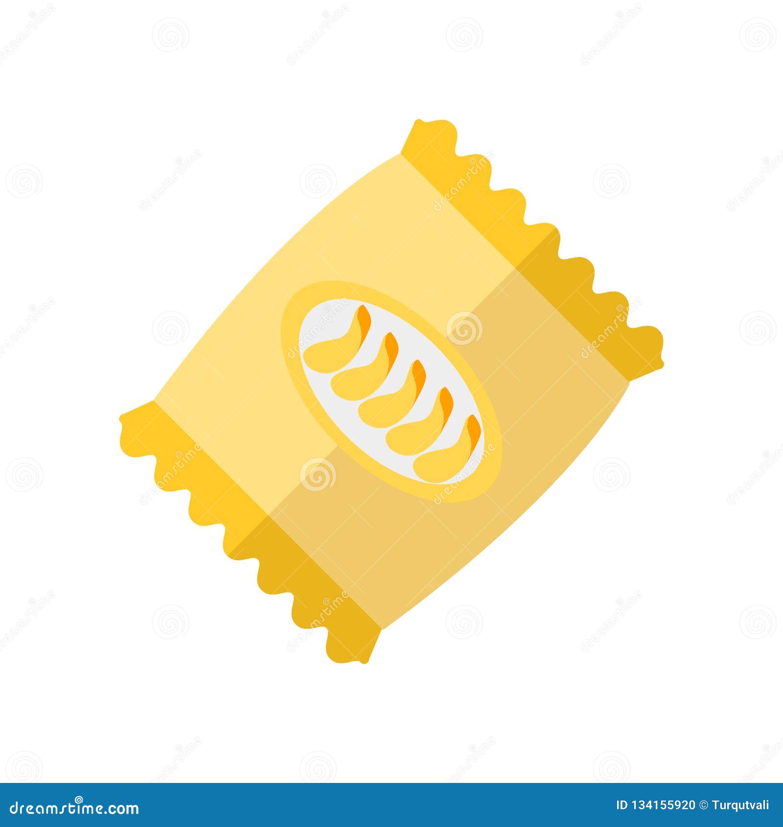 Chips Icon Vector Sign and Symbol Isolated on White Background, Chips ...