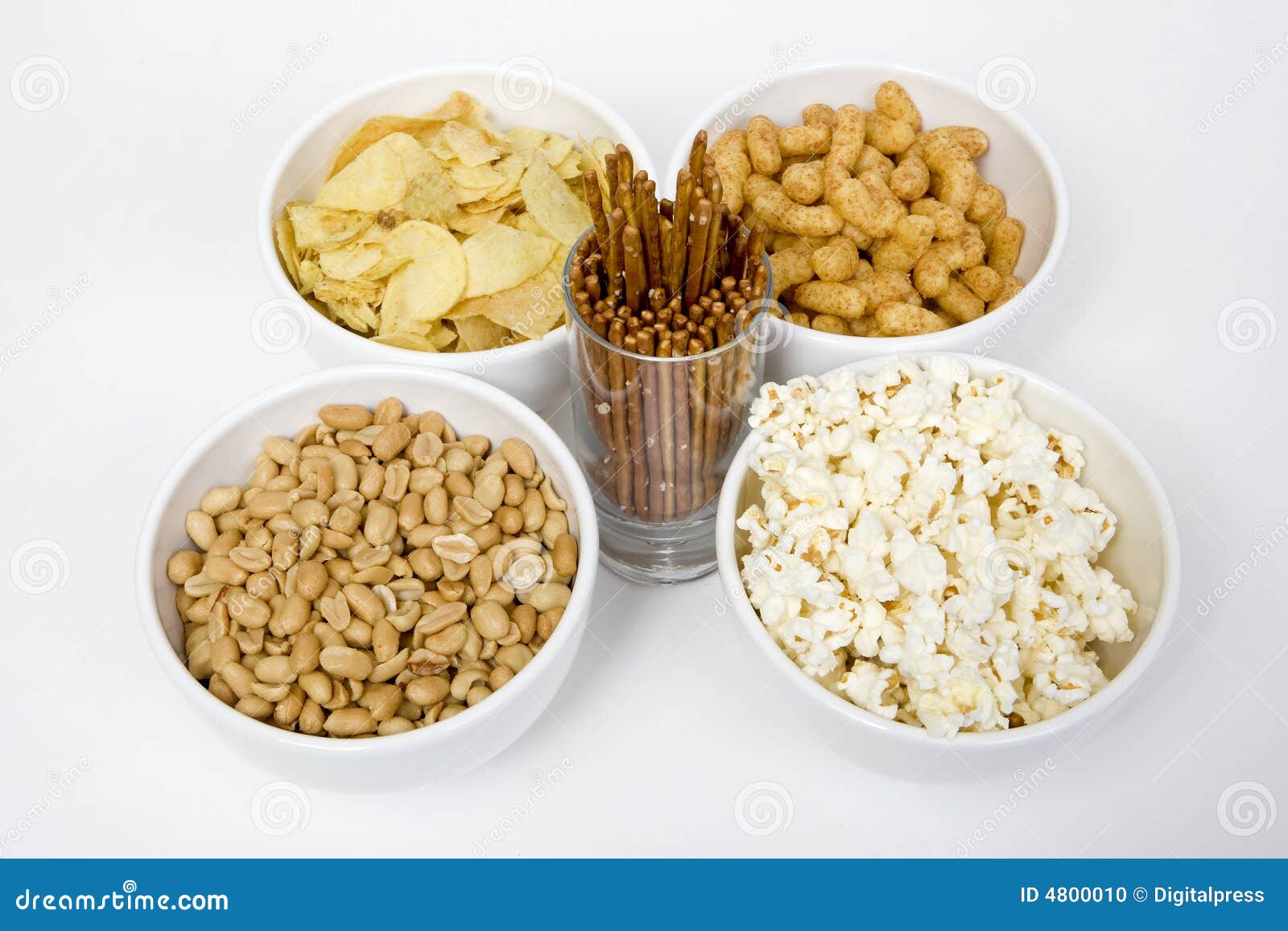 Chips Peanuts Popcorn Salted Sticks Stock Photo - Image of cinema, lazy ...