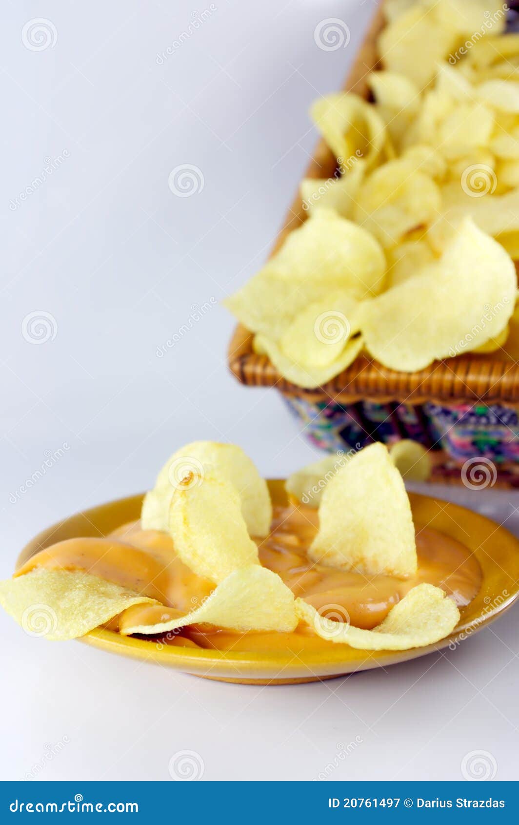 Chips and sauce stock image. Image of chip, food, plate - 20761497