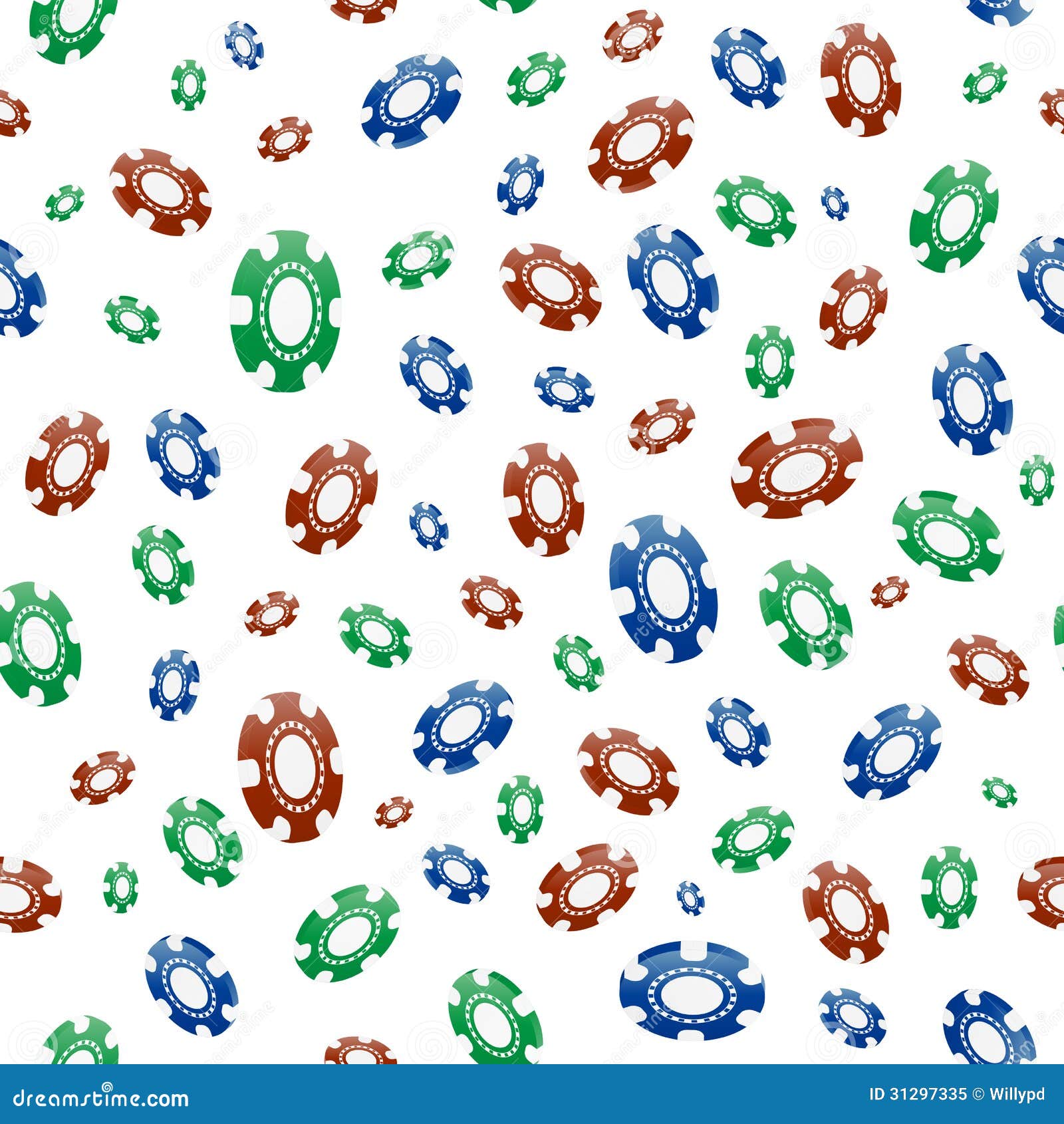 Chips semaless pattern stock vector. Illustration of play - 31297335