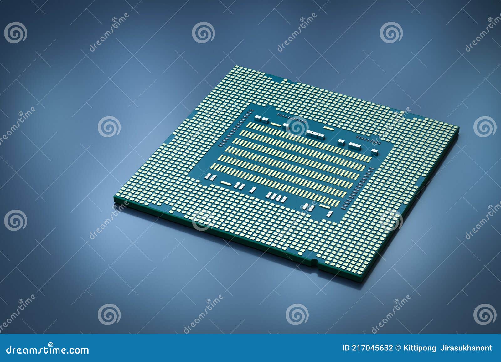 Chipset for Semiconductor Manufacturing Stock Illustration ...