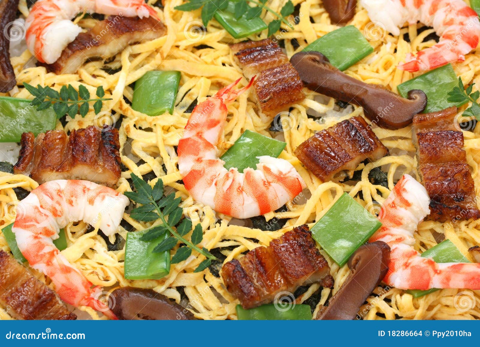 Chirashi Sushi , Japanese Food Stock Photo - Image of dish, traditional ...