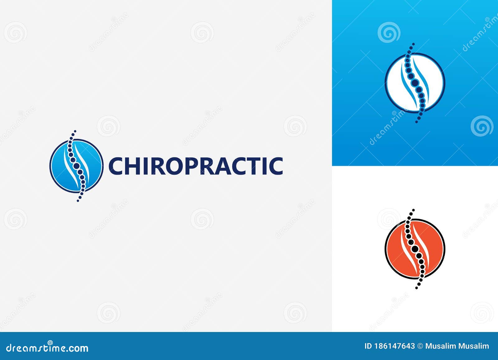 Chiropractic Logo Template Design Vector, Emblem, Design Concept ...