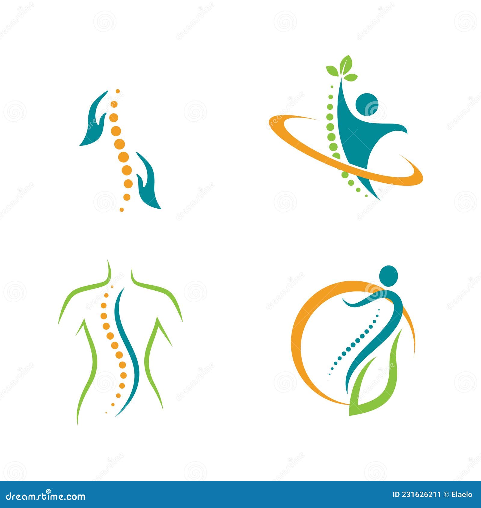 Chiropractic Symbol Vector Icon Design Illustration Stock Vector ...