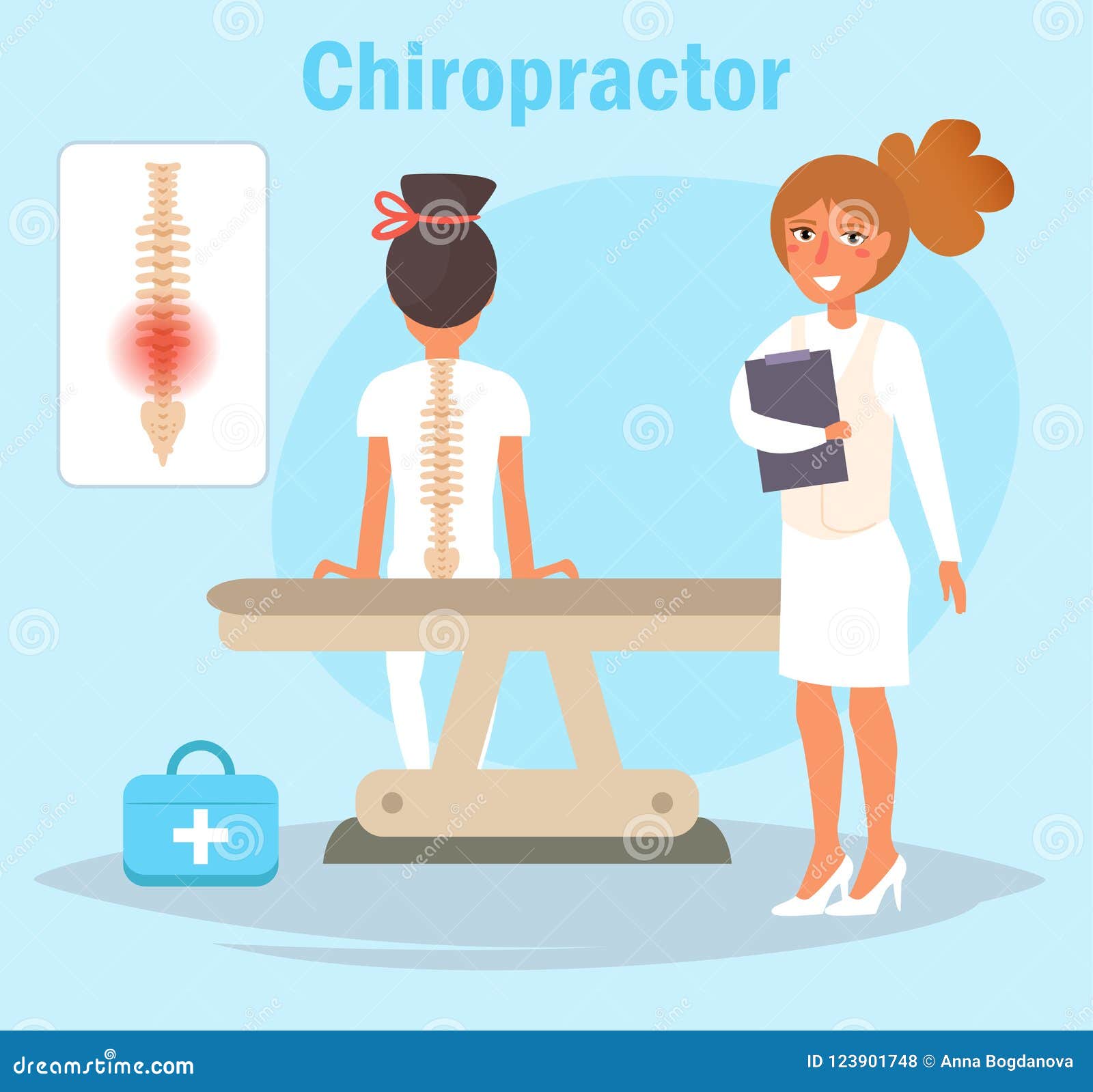 Chiropractor Vector
