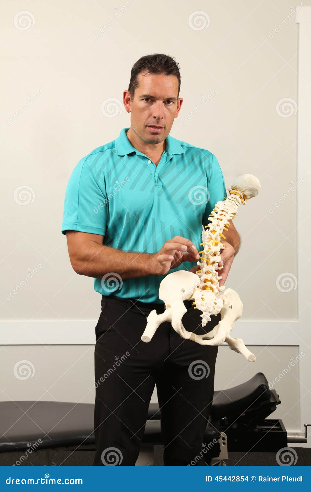 Chiropractor stock photo. Image of caucasian, clinic - 45442854