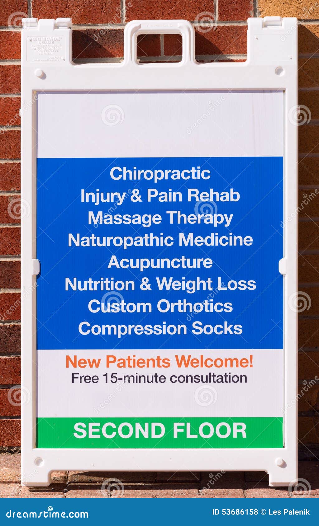 Chiropractor Sign stock photo. Image of promotion, sign - 53686158