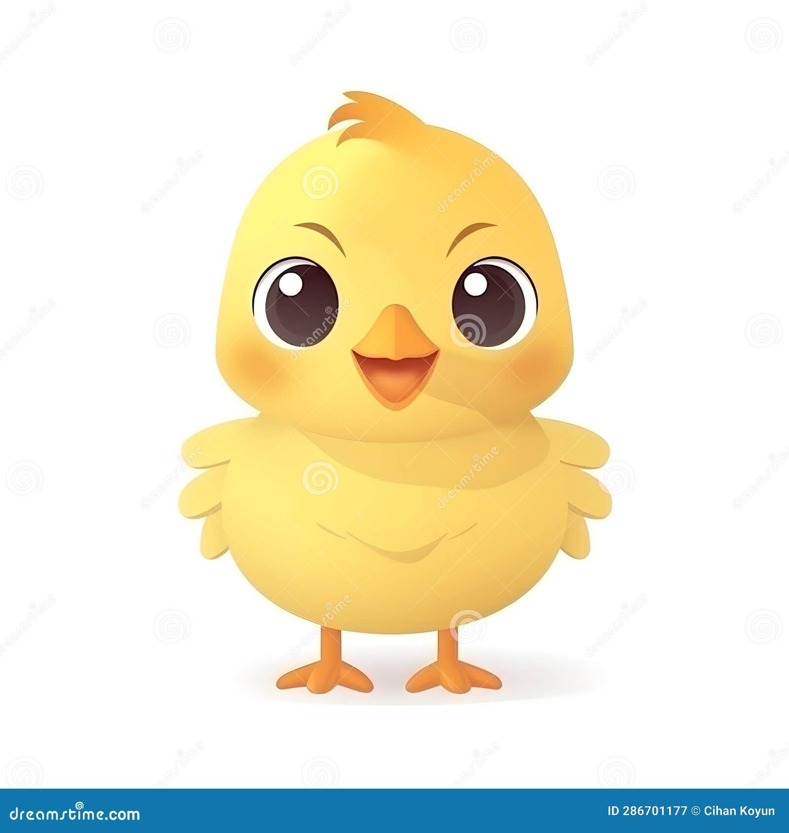 Chirpy baby chick graphic stock illustration. Illustration of colt ...