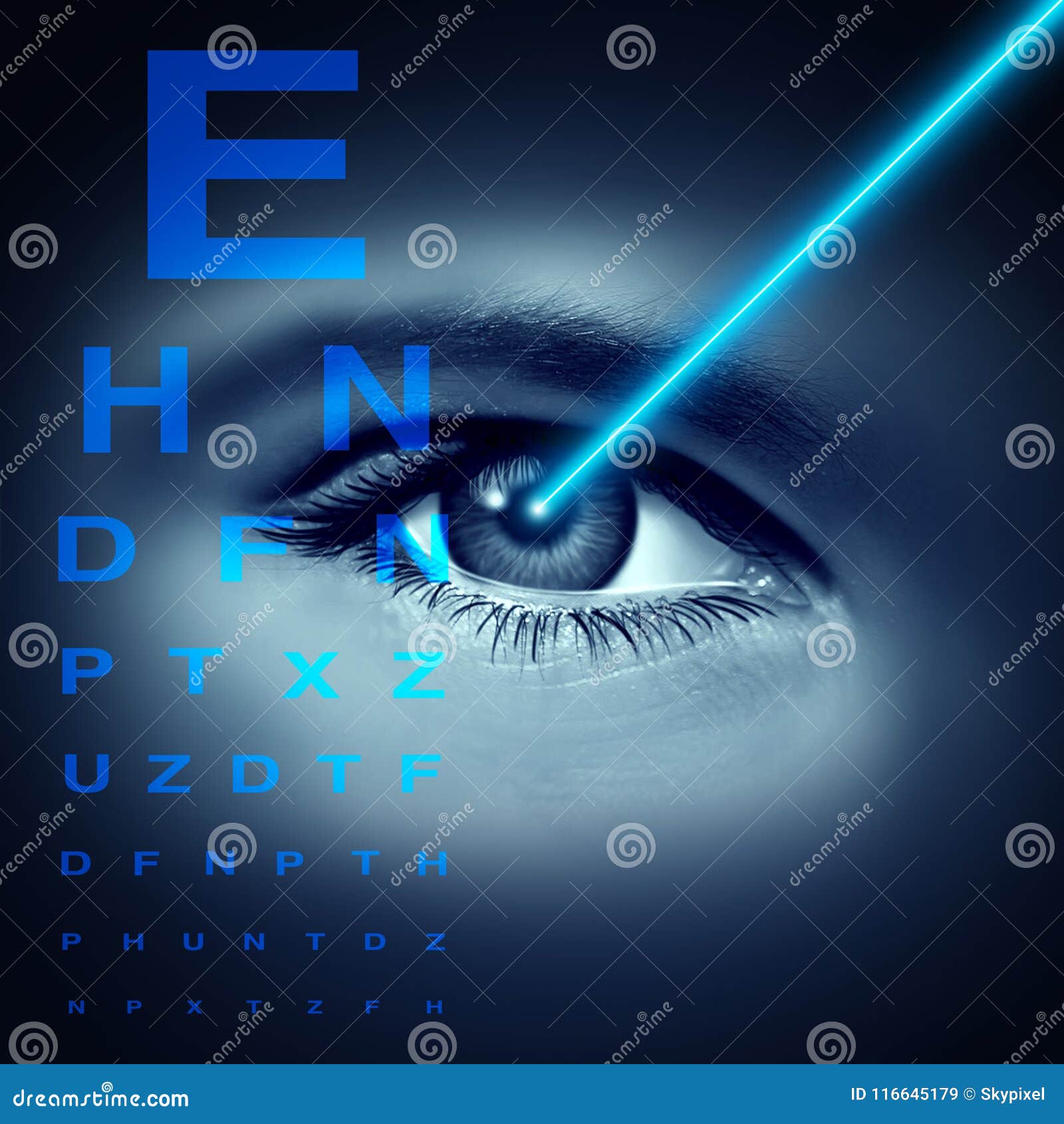 Chirurgie d'oeil de laser illustration stock. Illustration du santé ...