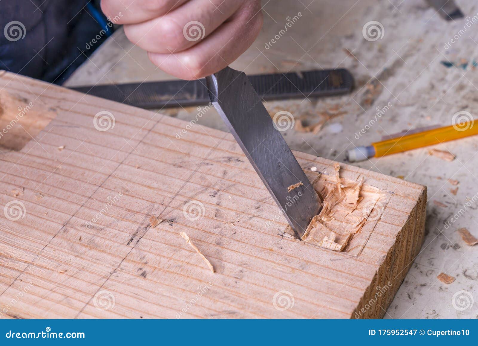 Chisel stock image. Image of construction, chisel, maker - 175952547