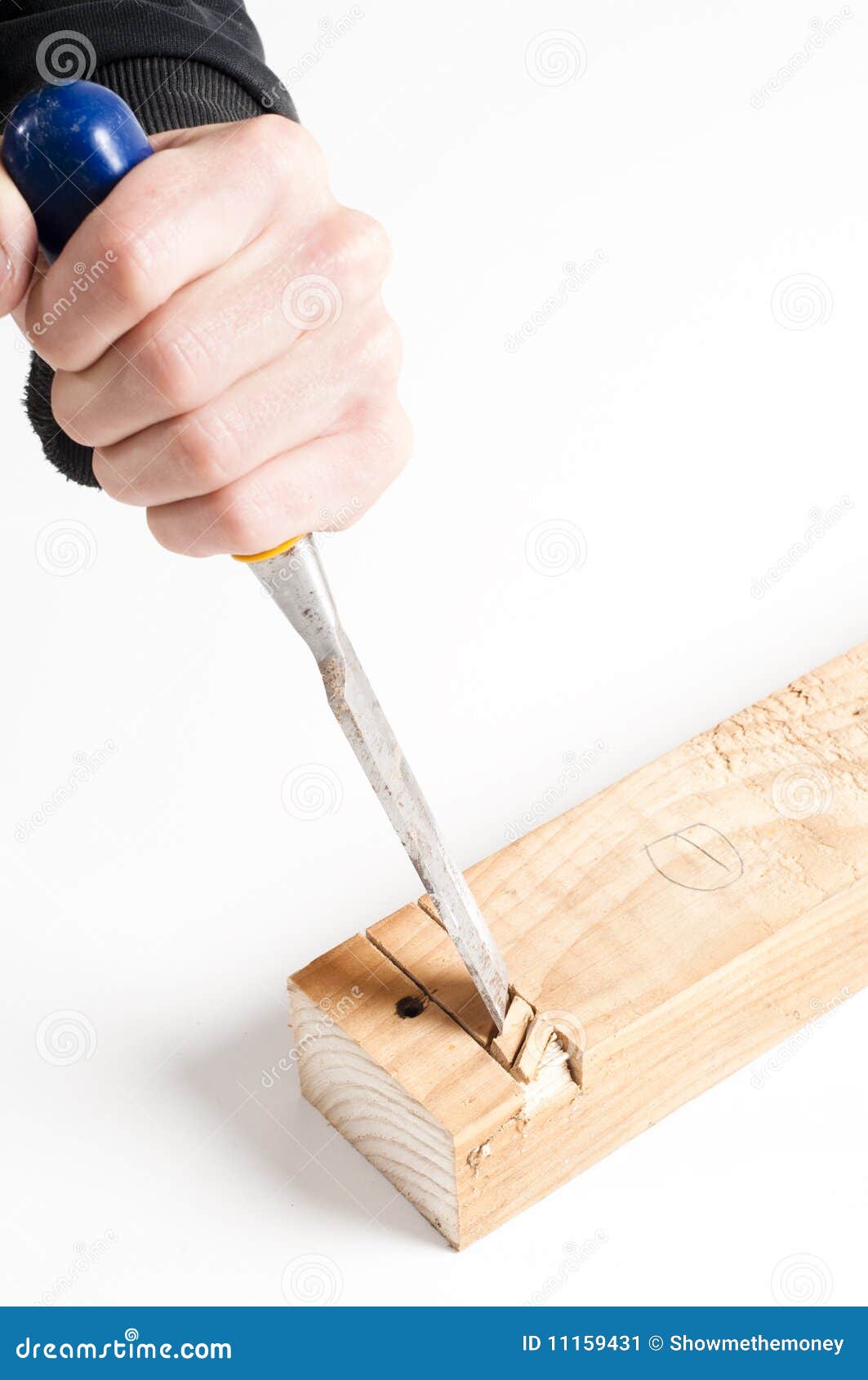 Chisel and hammer stock image. Image of wood, joinery - 11159431