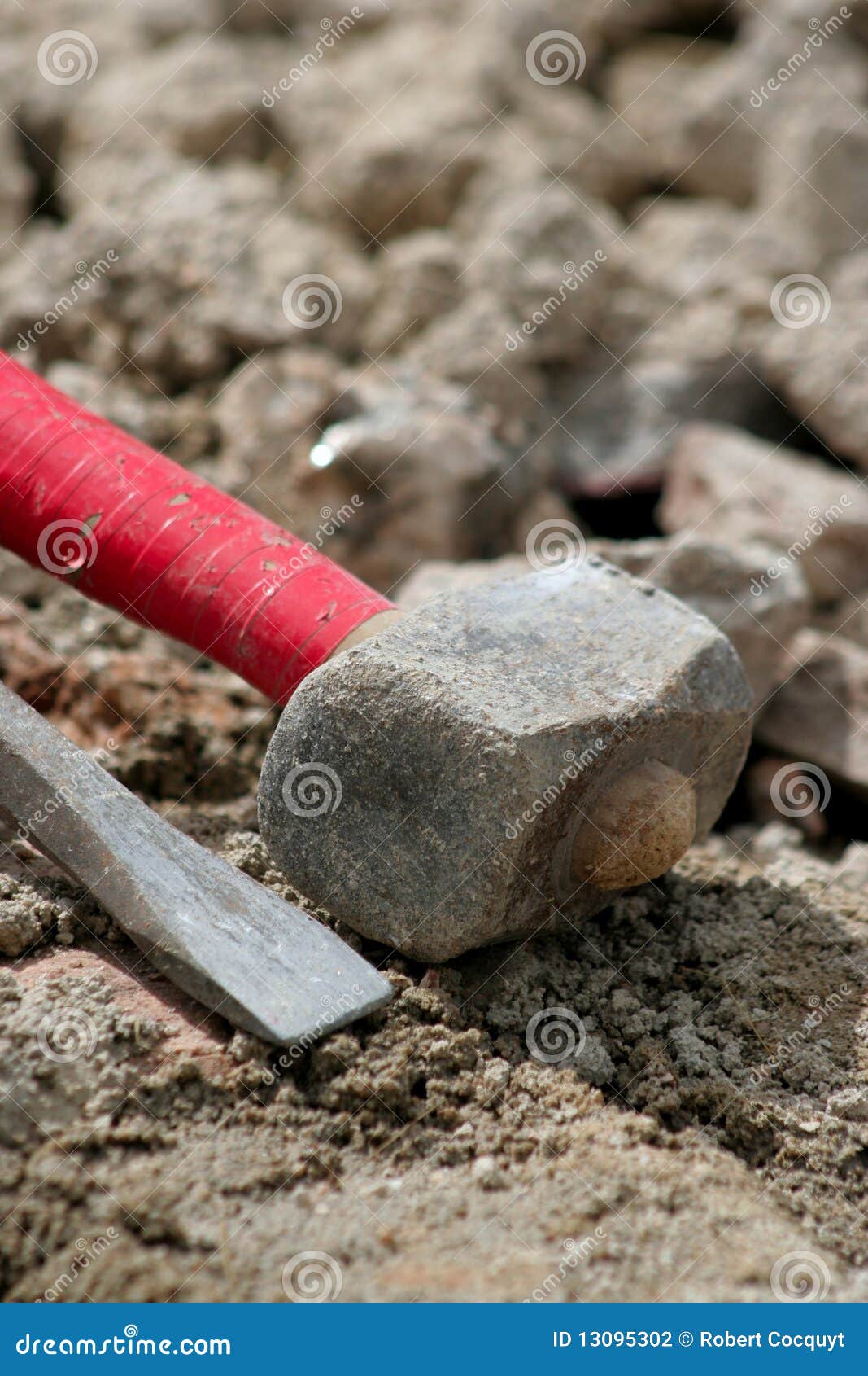 Chisel and Hammer stock photo. Image of chisel, hammer - 13095302