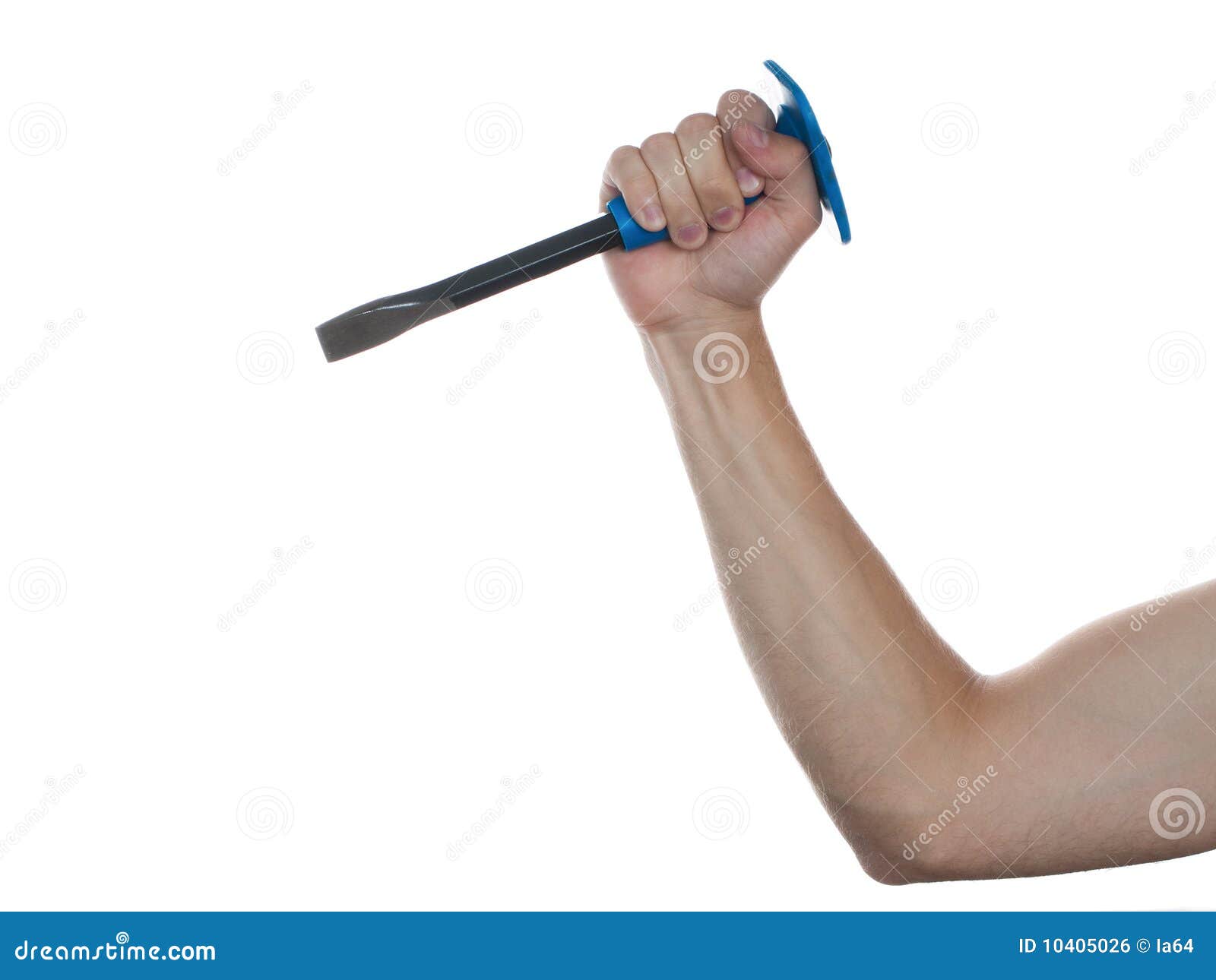 Chisel in hand stock photo. Image of equipment, activity - 10405026