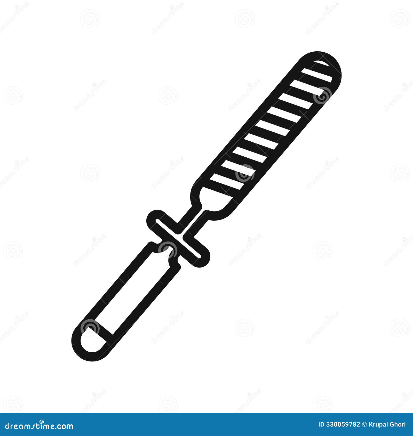 Chisel Icon Mark in Filled Style Stock Vector - Illustration of repair ...