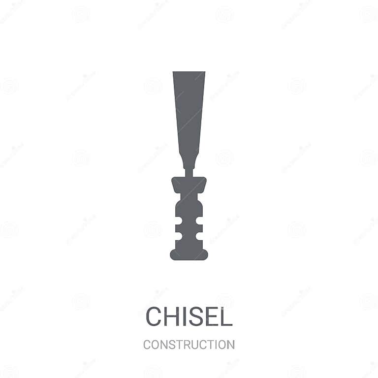 Chisel Icon. Trendy Chisel Logo Concept on White Background from Stock ...