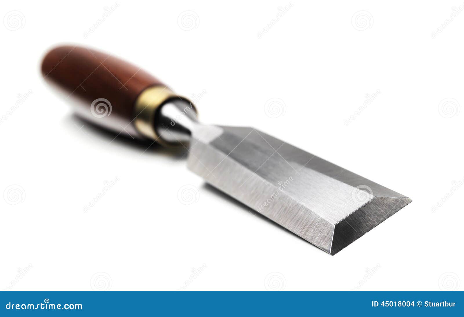 Chisel stock photo. Image of object, handle, brown, firmer - 45018004