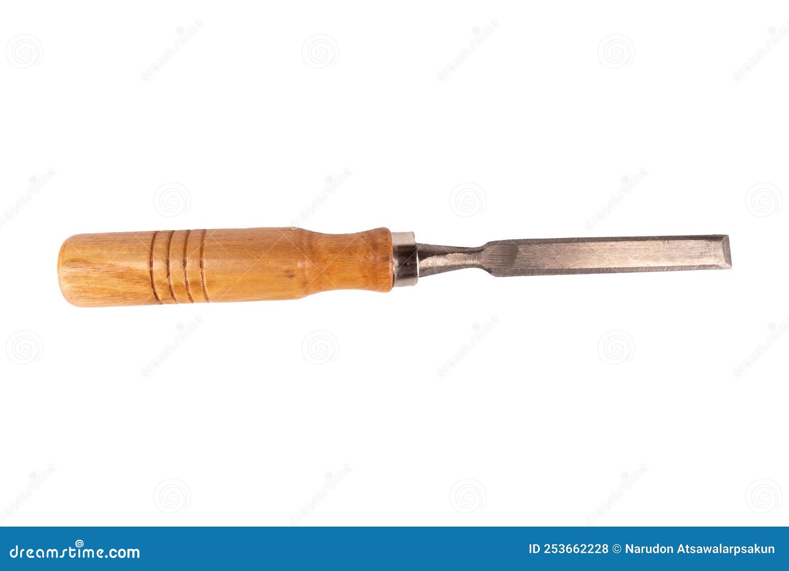 Chisel Isolated on White Background Stock Photo - Image of activity ...