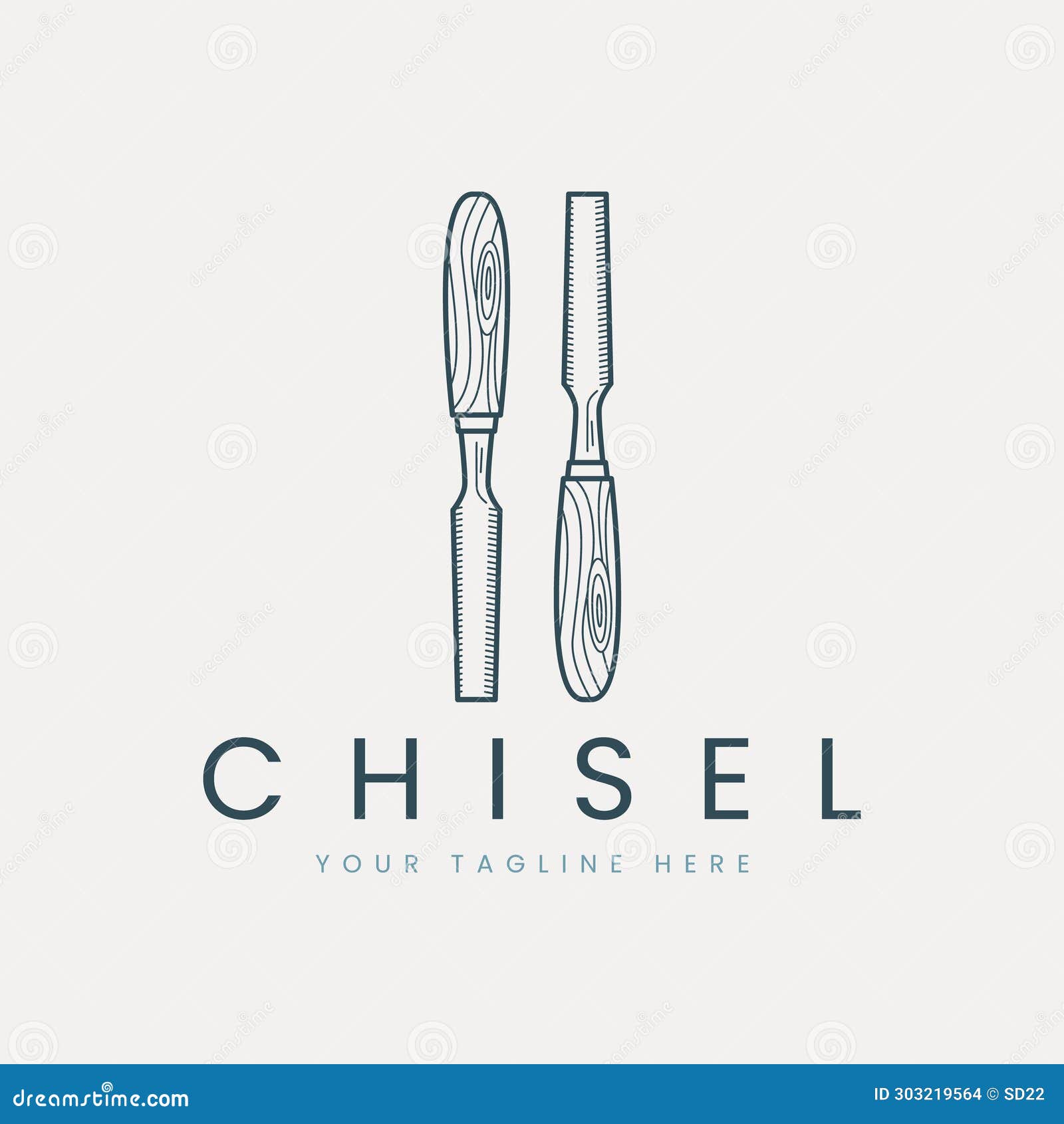 Chisel Logo Ideas. Inspiration Logo Design. Template Vector ...