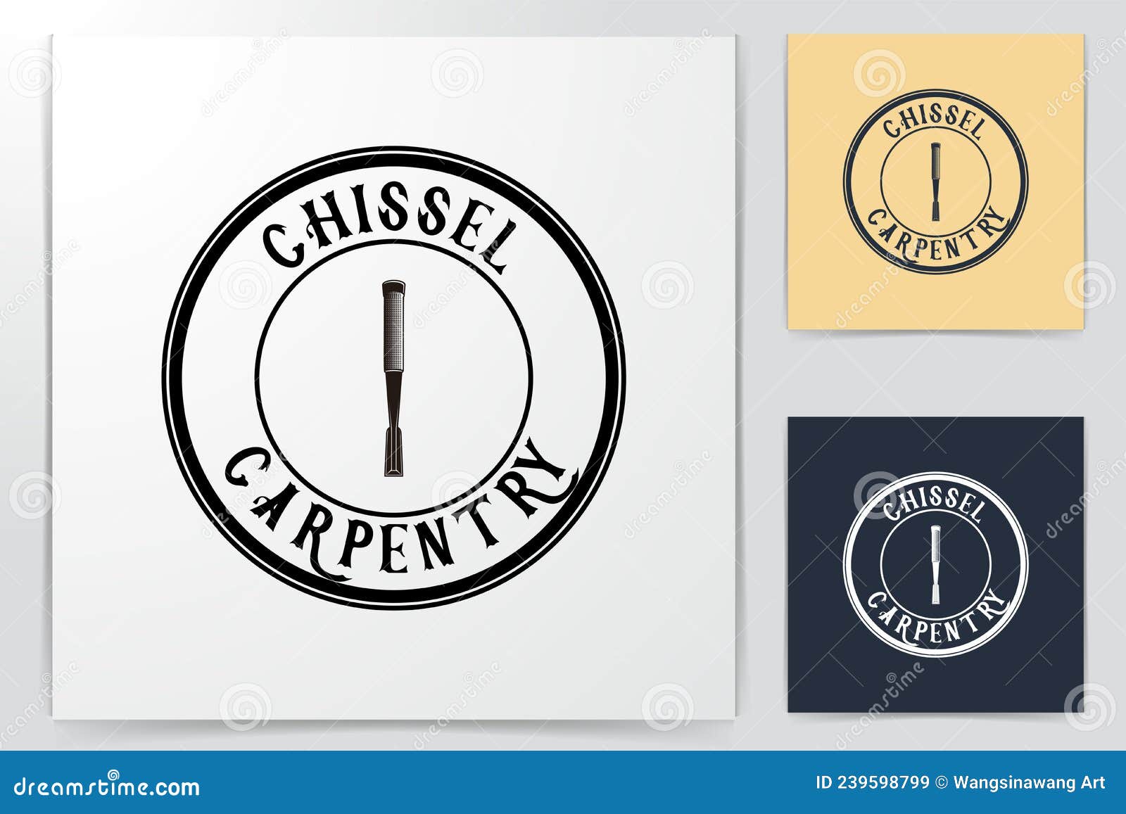 Chisel Logo Ideas. Inspiration Logo Design. Template Vector ...