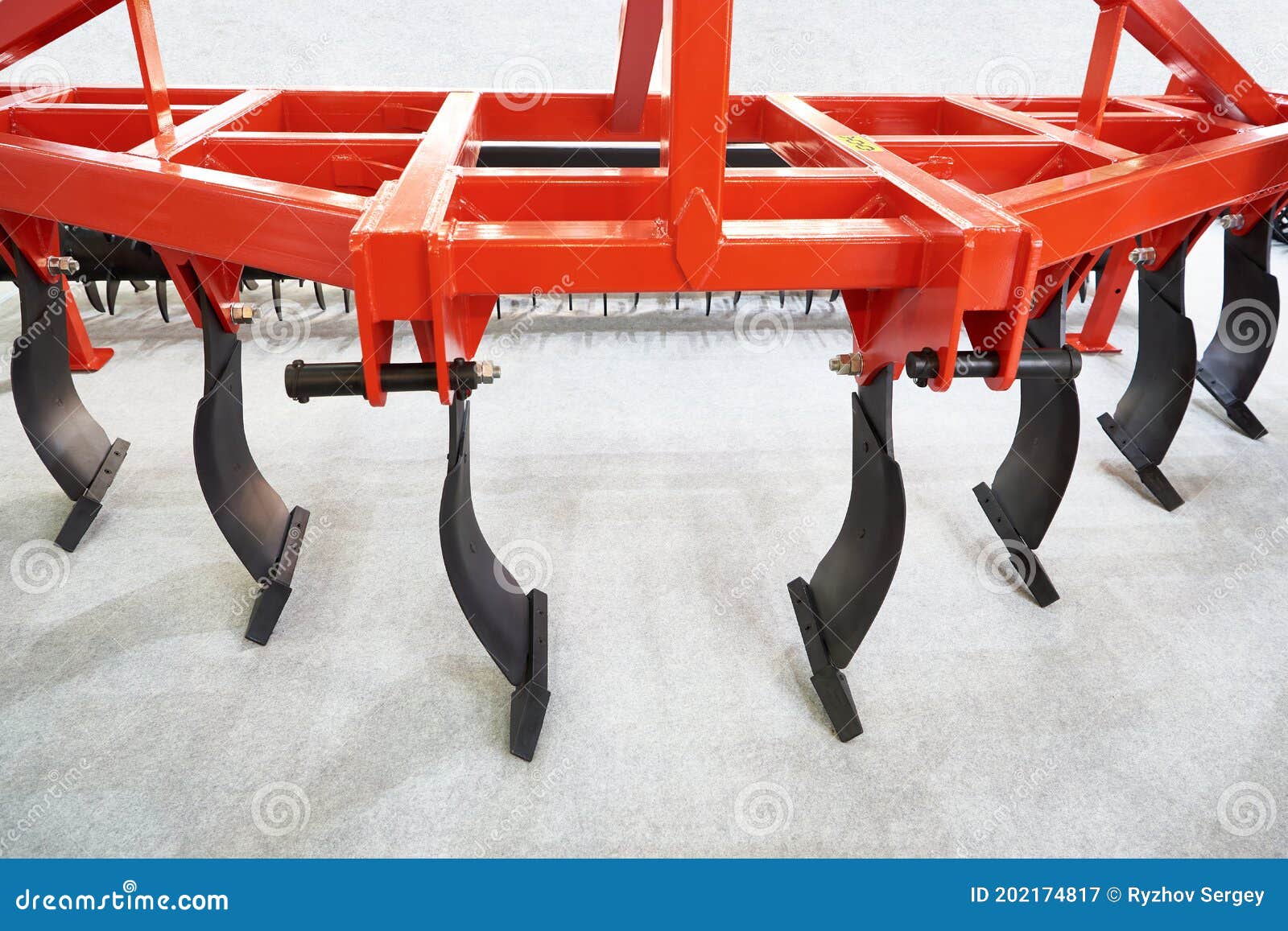 Chisel Plow for Agricultural Machine Stock Image - Image of earth, land ...