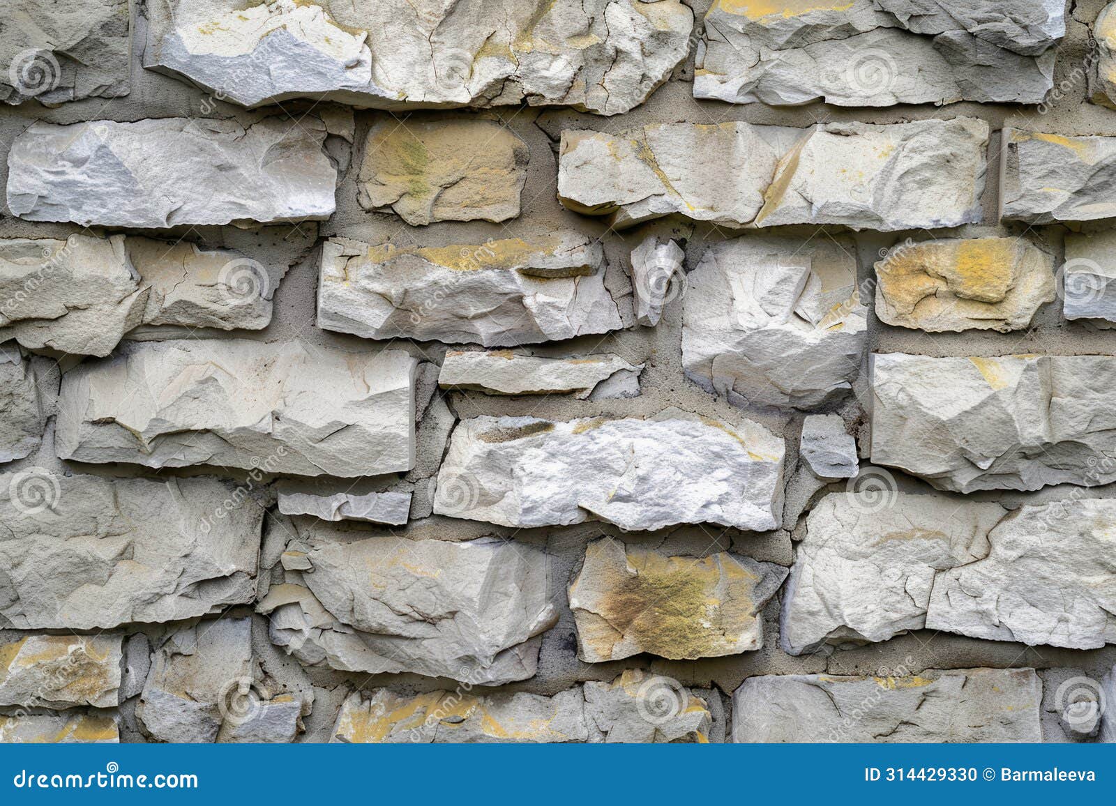 Chiseled Stone Wall. Detail of a Wall Made of Limestone Bricks Stock ...