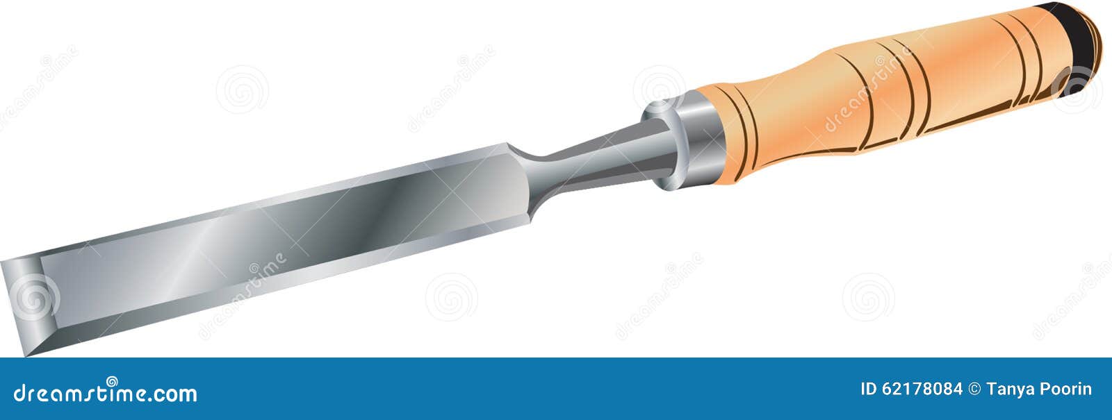 Construction Chisels In A Set. Vector Illustration | CartoonDealer.com ...