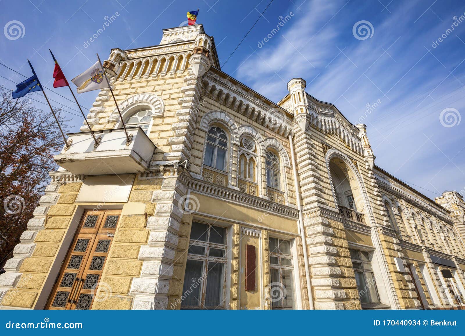 Chisinau City Hall arkivfoto. Bild av lopp, arkitektur - 170440934
