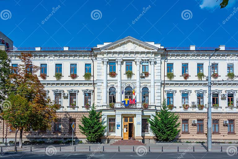 Chisinau, Moldova, August 23, 2023: Technical University of Mold Editorial Stock Photo - Image ...
