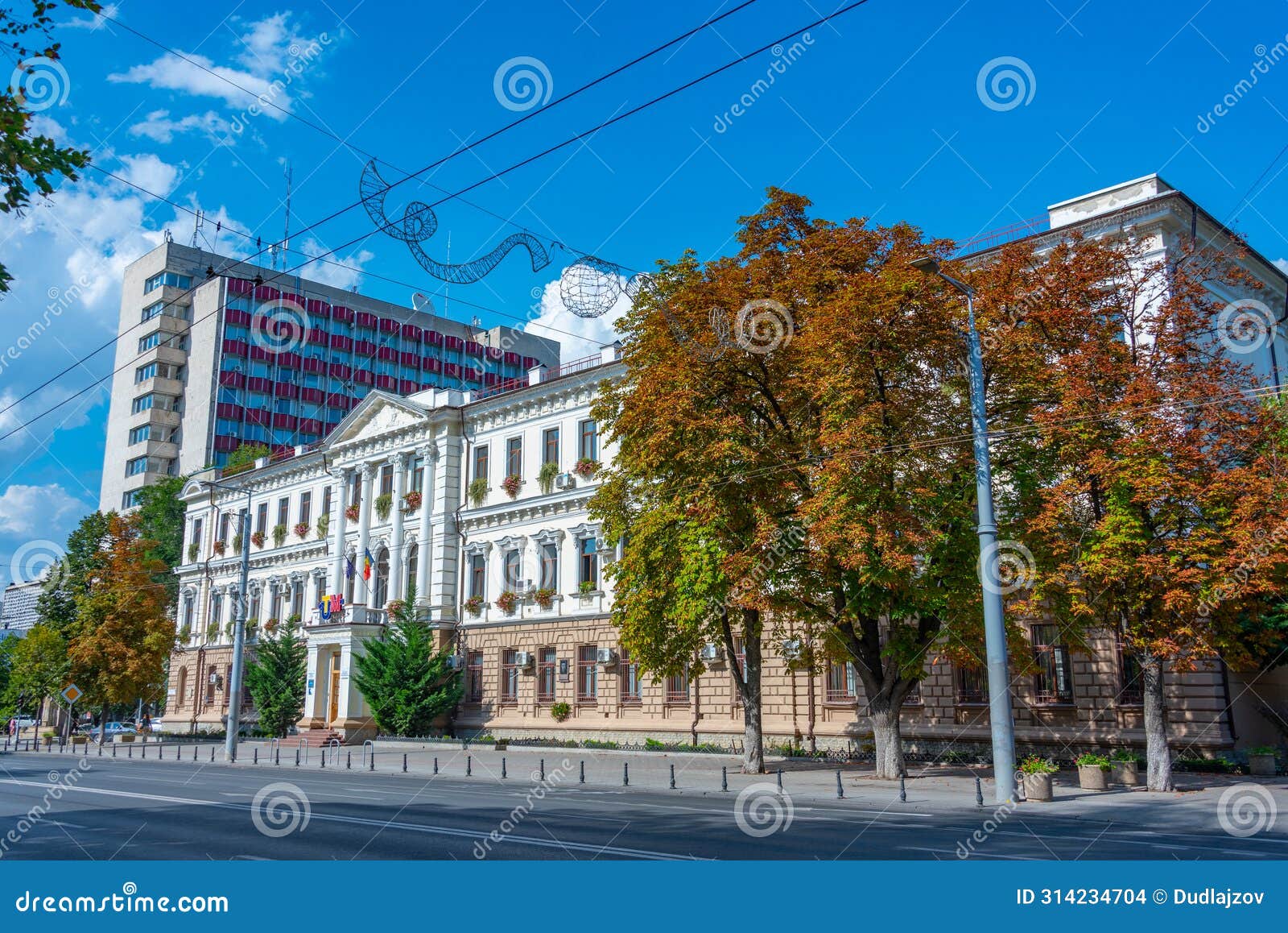 Chisinau, Moldova, August 23, 2023: Technical University of Mold ...