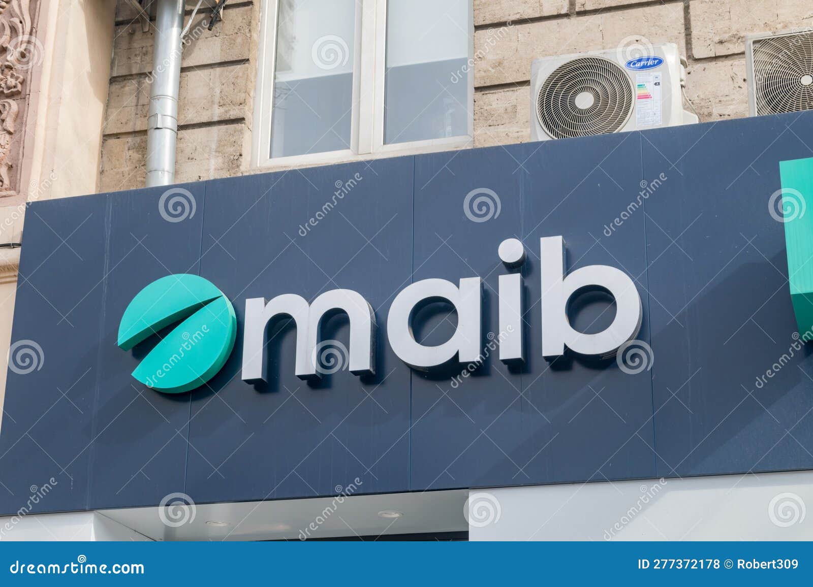 Logo and sign of Maib editorial stock photo. Image of business - 277372178
