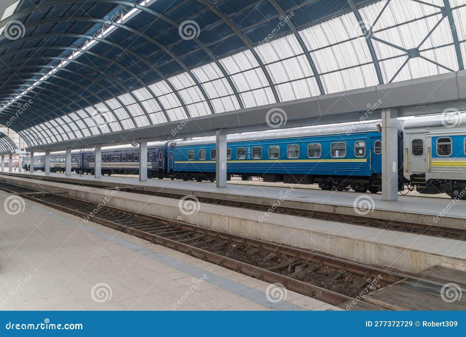 Platforms of Chisinau Main Railway Station Editorial Stock Image ...