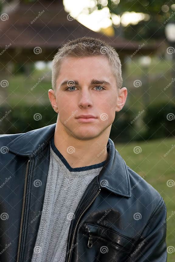 Chisled and Angular Faced Young Man Stock Photo - Image of portrait ...