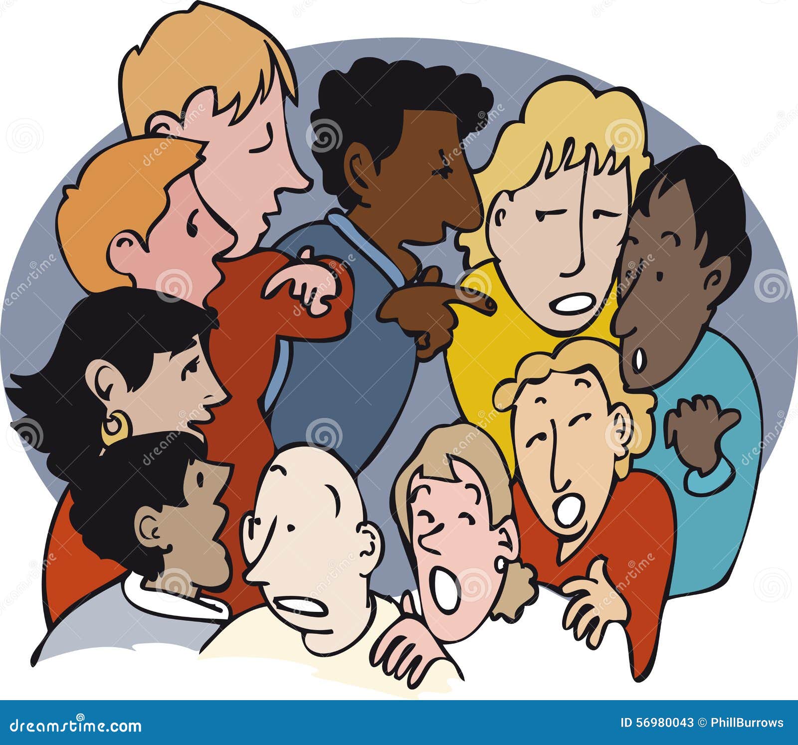 Chisme ilustración del vector. Ilustración de gente, secretos - 56980043