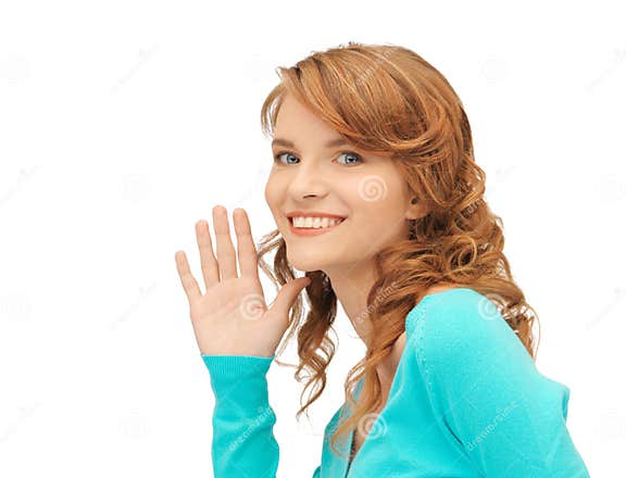 Chisme Susurrante Del Adolescente Foto de archivo - Imagen de feliz ...