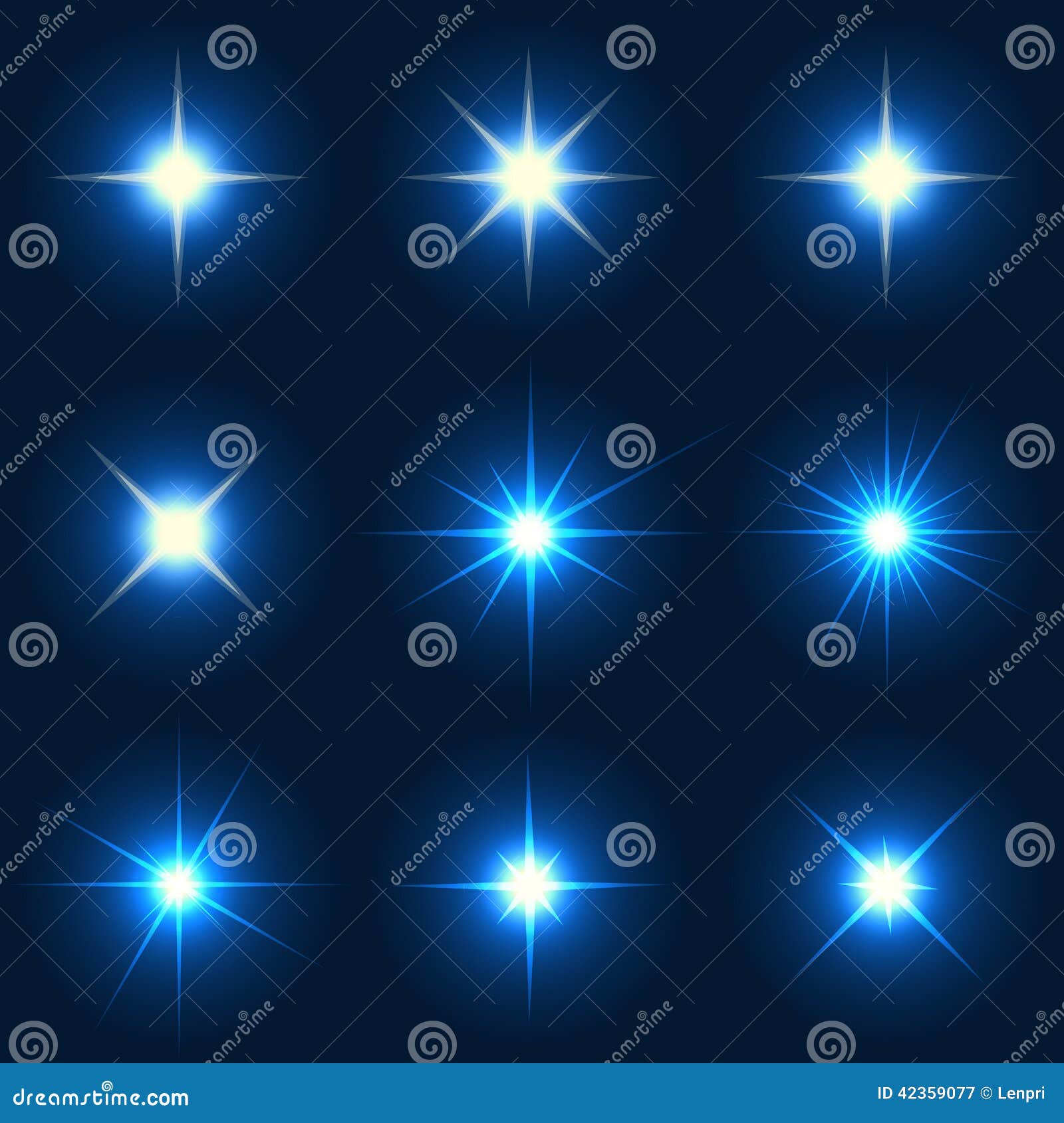 5 chispas ilustración del vector. Ilustración de ilustraciones - 42359077