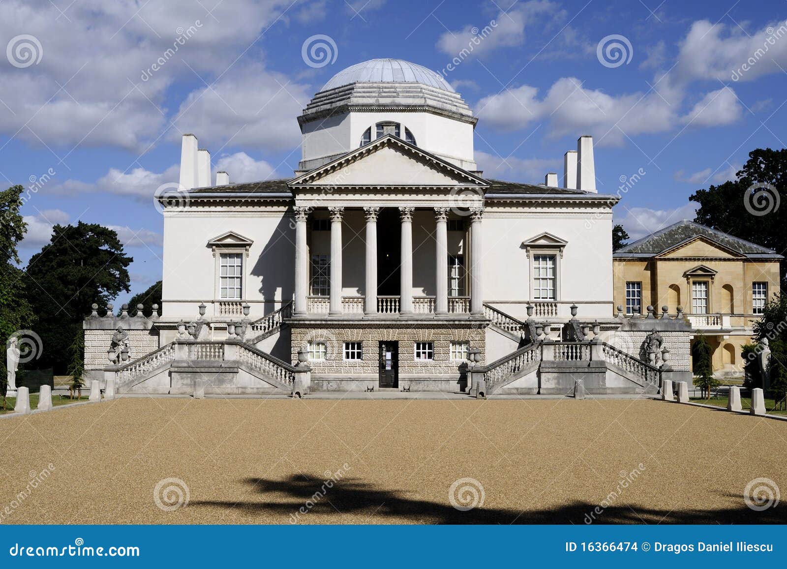 Chiswick house and gardens stock photo. Image of weather - 16366474
