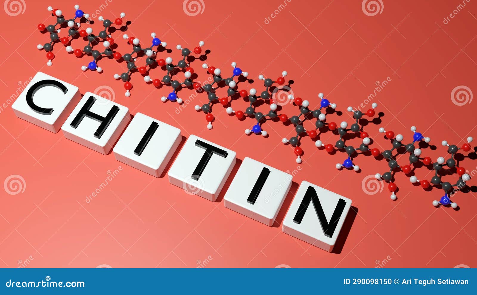Chitin, Chemical Structure. Chitin Is A Polymer Of N-acetylglucosamine ...