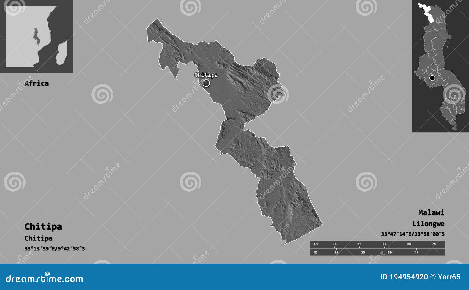 Chitipa, District of Malawi,. Previews. Bilevel Stock Illustration ...