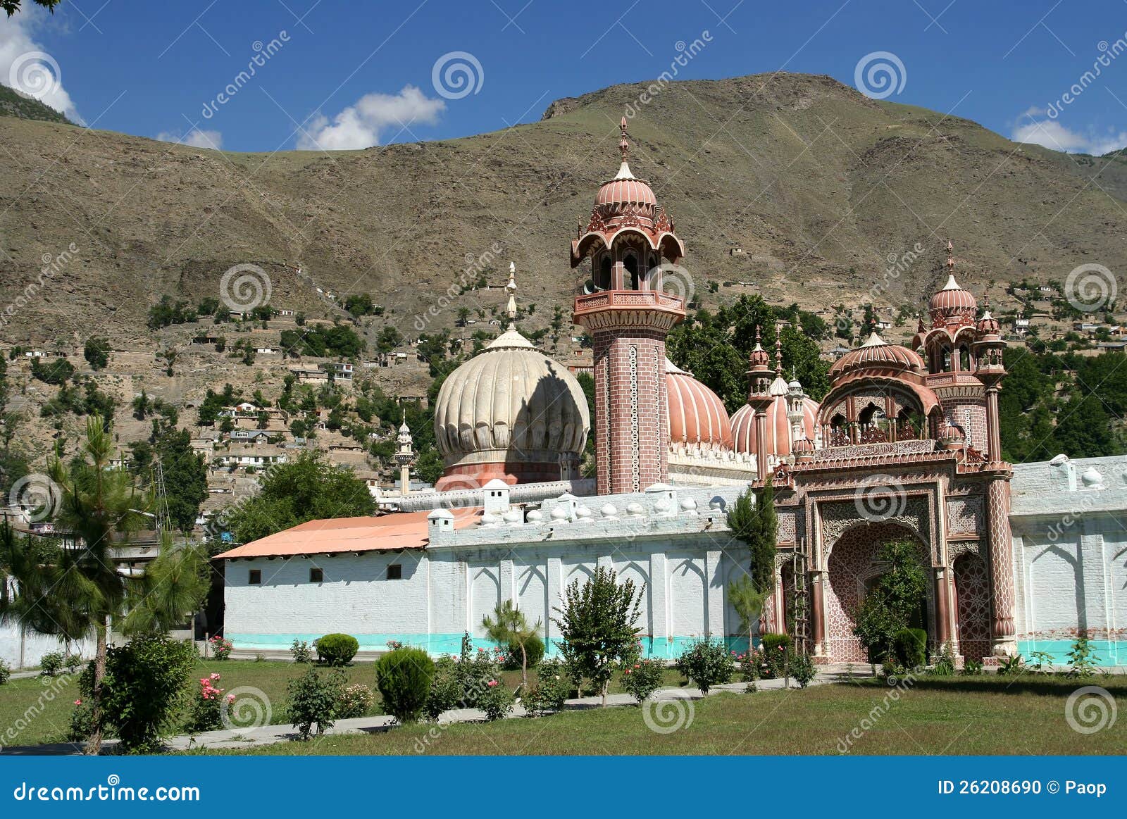 Chitral Mosque editorial image. Image of gate, eastern - 26208690