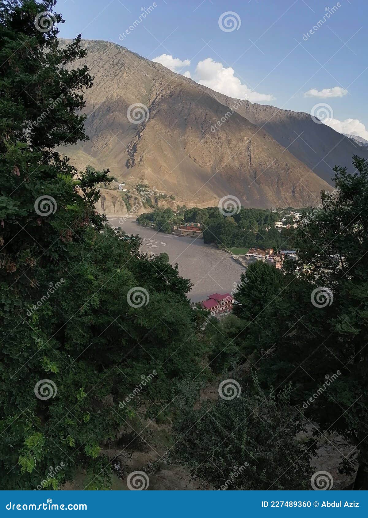 CHITRAL RIVER Pakistan stock photo. Image of chitral - 227489360