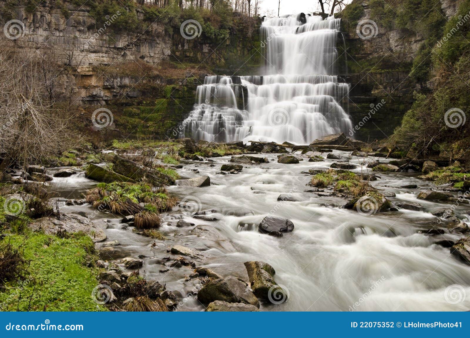 Chittenango Falls State Park, New York Stock Photo - Image of waterfall ...